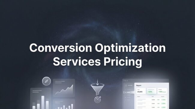 Best Conversion Optimization Services Pricing 2026