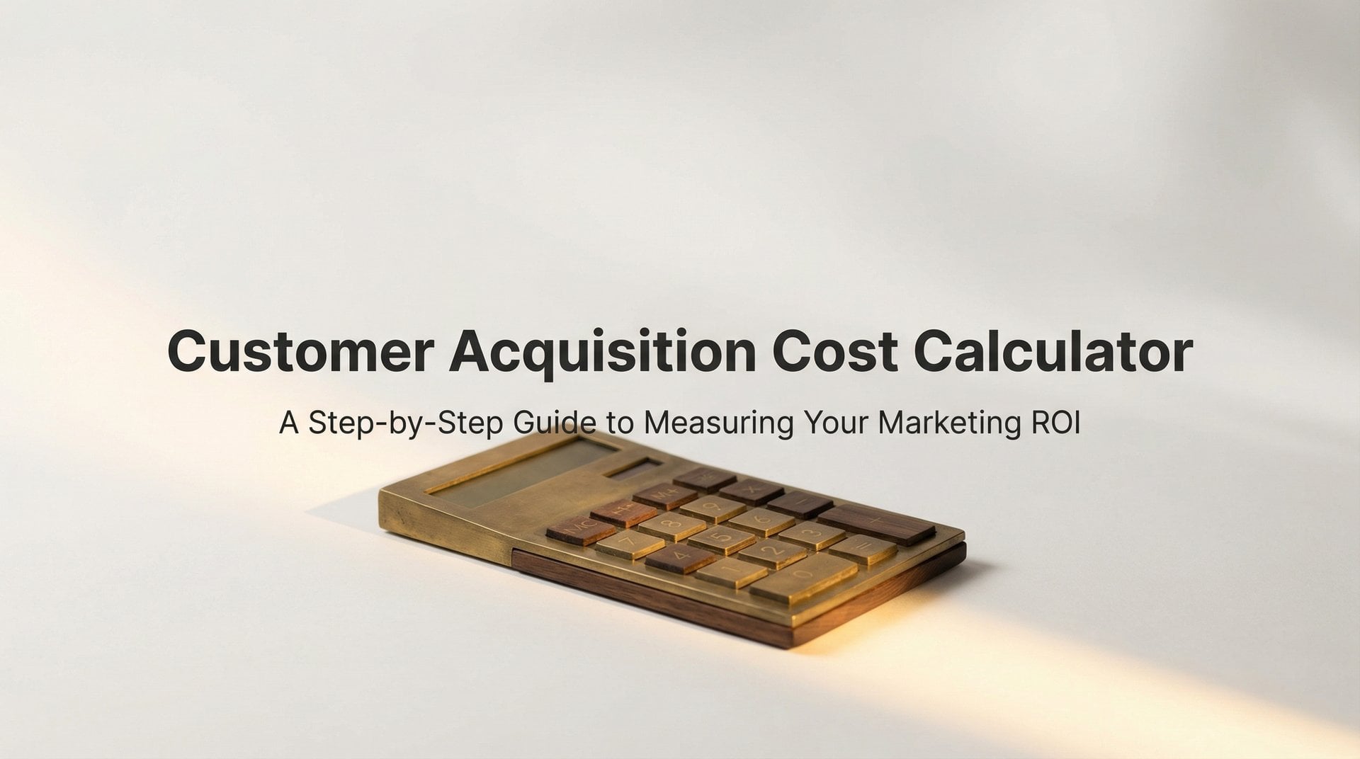 Customer Acquisition Cost Calculator: Complete Guide
